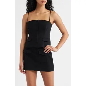 Rag & Bone Irina Square Neck Button-up Top