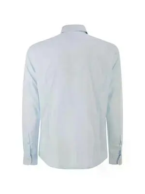 MC2 SAINT BARTH Embroidered-logo Shirt - Blue