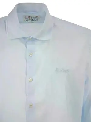 MC2 SAINT BARTH Embroidered-logo Shirt - Blue