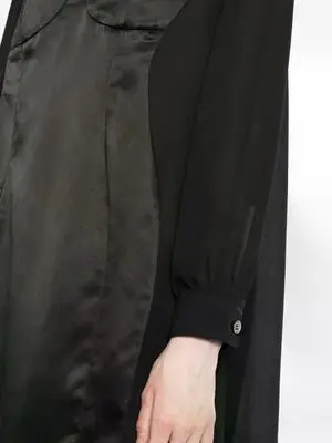 Undercover Satin-panelled Layered Dress