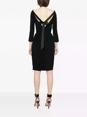 Dsquared2 Cowl Neck Three-quarter Sleeve Dress
