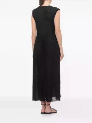 Antonelli Firenze Sleeveless Sequin Embellished Midi Dress