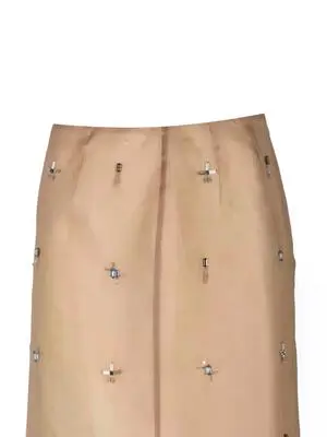 Lafayette 148 New York Embellished Midi Skirt