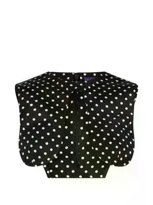 JEAN PAUL GAULTIER Polka Dot Asymmetrical Top