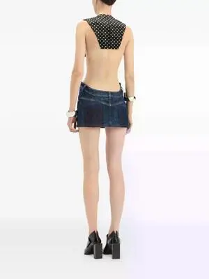 JEAN PAUL GAULTIER Polka Dot Asymmetrical Top