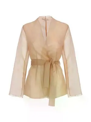 Antonelli Firenze Elia Sheer-finish Jacket - Neutrals