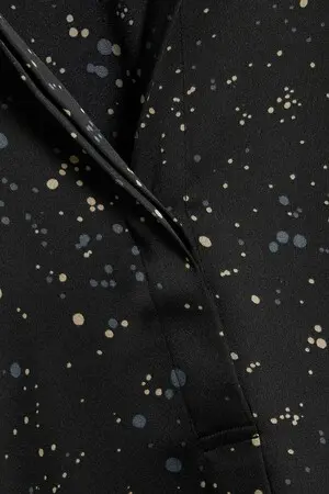 Vince Printed Satin Blouse