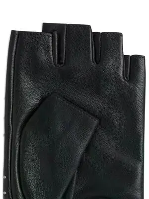 Karl Lagerfeld Studded Fingerless Gloves