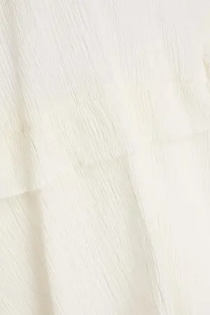 Isabel Marant Étoile Ruffled Metallic Cotton-blend Mini Dress