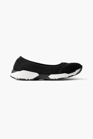 Staud Gino Paneled Neoprene Ballet Flats