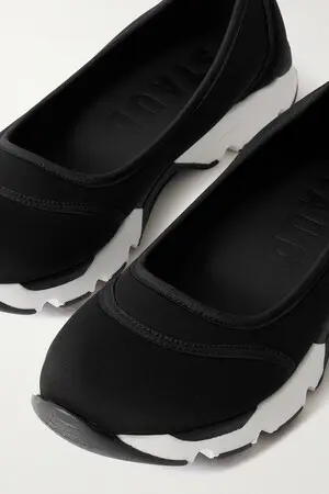 Staud Gino Paneled Neoprene Ballet Flats