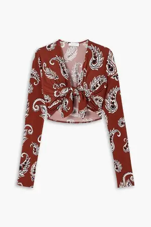 Rabanne Paisley Tops