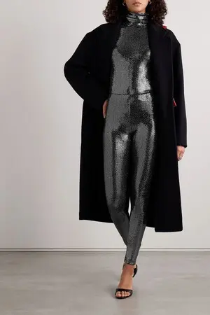Isabel Marant Étoile Joyela Sequined Turtleneck Top
