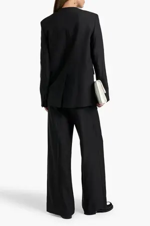 Loulou De Saison Double-breasted Twill Blazer