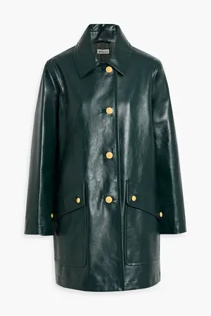 Bally Leather Coat