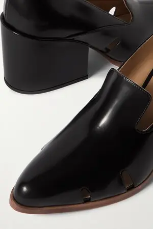 Gabriela Hearst Eliza Cutout Leather Pumps
