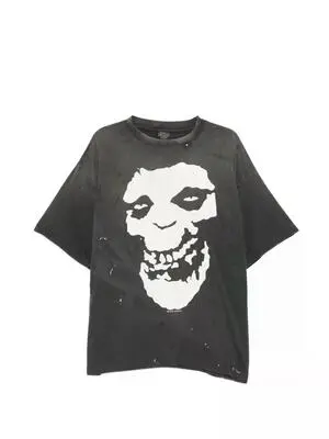 LE MONT SAINT MICHEL Graphic-print Distressed T-shirt