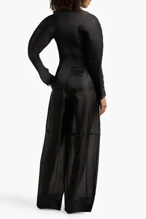 RÓHE Silk Organza Wide-leg Trousers