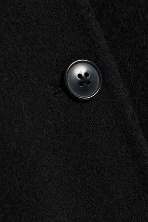 Loulou De Saison Vitto Wool And Cashmere-blend Felt Coat - Black