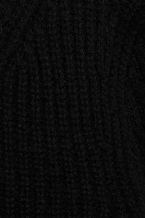 Loulou De Saison Alfie Ribbed Cashmere Sweater - Black