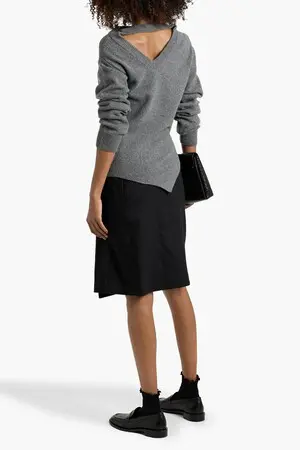 RÓHE Asymmetrical Wool And Cashmere-blend Sweater
