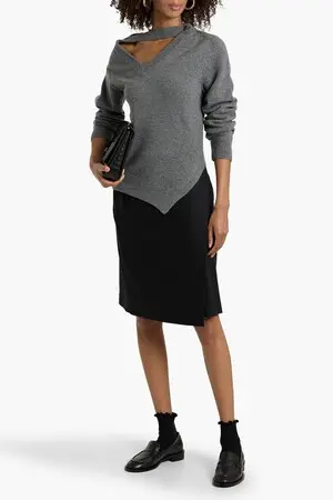 RÓHE Asymmetrical Wool And Cashmere-blend Sweater
