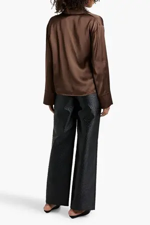 RÓHE Cloqué Straight-leg Pants