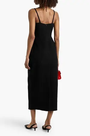 RÓHE Wool-felt Midi Dress
