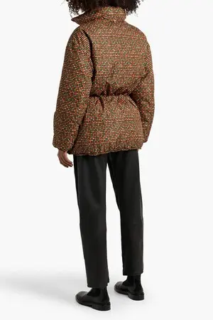 Bally Floral Print Shell Peplum Jacket