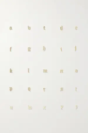 THE M JEWELERS 10 Karat Single Letter Choker