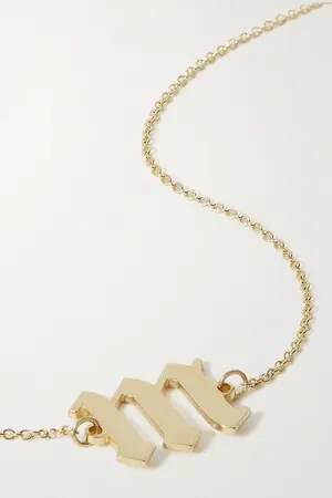 THE M JEWELERS 10 Karat Single Letter Choker