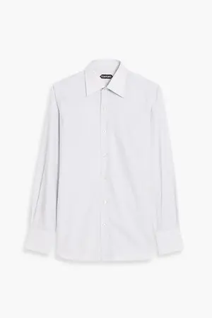 TOM FORD Checked Cottonpoplin Shirt