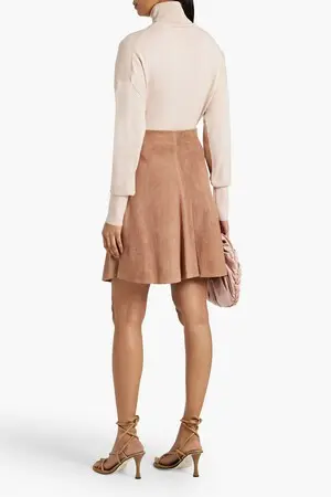 Brunello Cucinelli Suede Mini Skirt