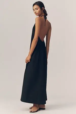 Beyond Yoga Go With The Flow Halter Maxi Dress