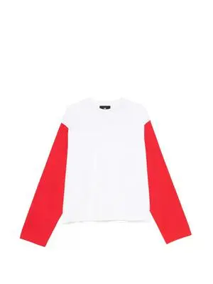 LII Colour-block Long-sleeve T-shirt