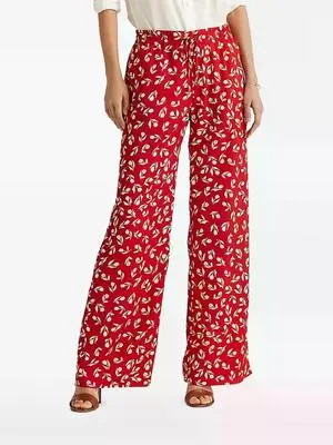 Ralph Lauren Floral Print Wide Leg Trousers