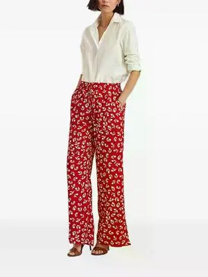 Ralph Lauren Floral Print Wide Leg Trousers