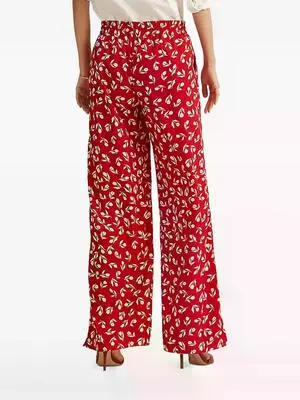 Ralph Lauren Floral Print Wide Leg Trousers