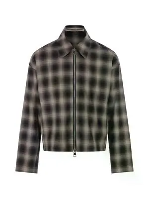 META CAMPANIA COLLECTIVE Tino Check-pattern Zip-up Jacket