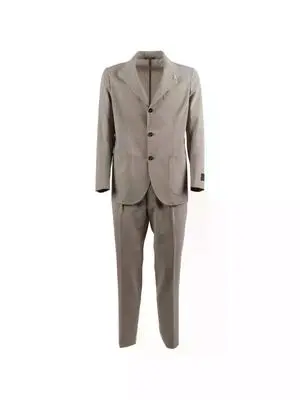 TOMBOLINI Zero Gravity Single-breasted Wool Suit - Neutrals