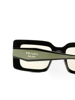 Prada Square-frame Sunglasses - Black