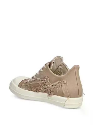 Rick Owens Distressed Low-top Sneakers