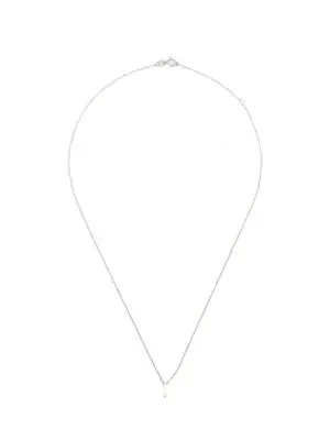 Le Gramme Alphabet Pendant Necklace - Silver