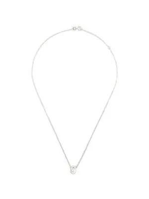 Le Gramme Alphabet Pendant Necklace - Silver