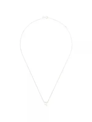 Le Gramme Tone Letter Pendant Necklace - Silver