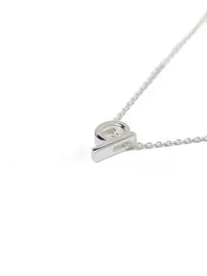 Le Gramme Tone Letter Pendant Necklace