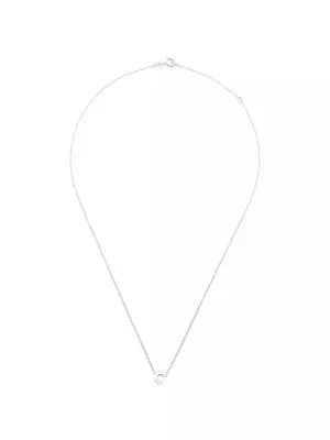 Le Gramme Alphabet Necklace - Silver