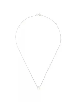 Le Gramme Alphabet Pendant Necklace - Silver