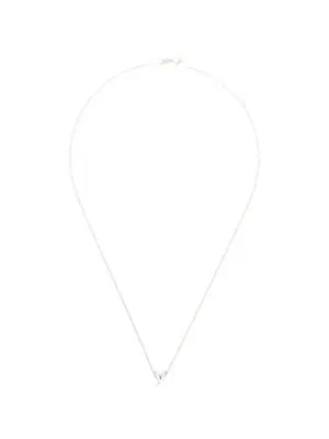 Le Gramme Alphabet Necklace - Silver