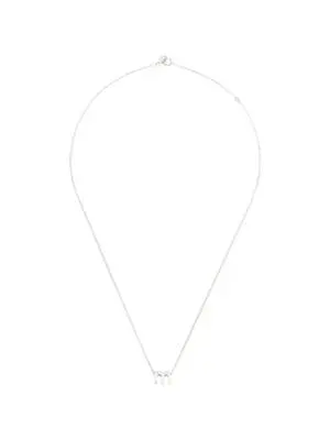 Le Gramme Alphabet Necklace - Silver